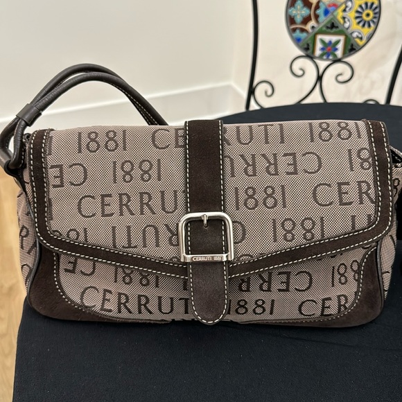 Cerruti 1881 | Bags | Vintage Cerruti Shoulder Monogram Bag | Poshmark